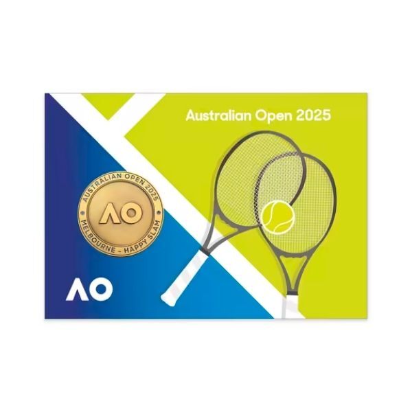 2025 $2 Australian Open Women’s Yellow Tennis Ball Limited Edition PNC ...