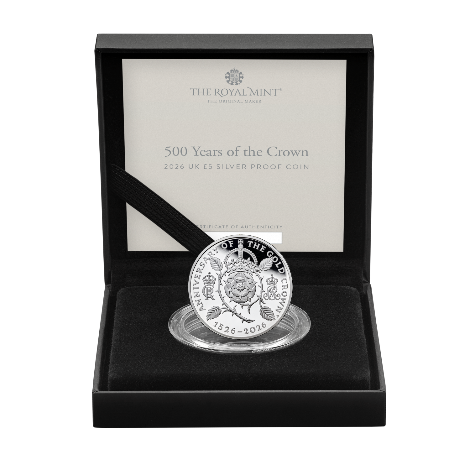 2026 £5 500 Years of the Crown Silver Proof Coin - Aussie Coins and Notes