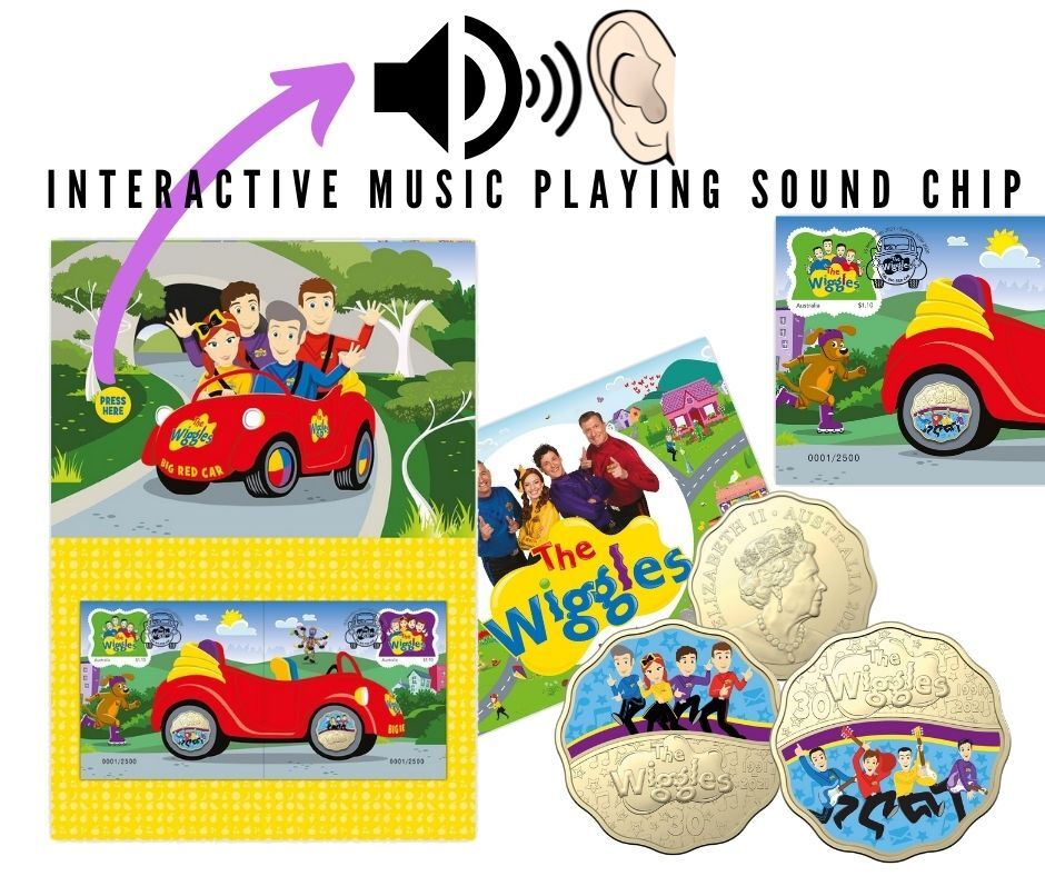 The Wiggles 2021 30 Years Wiggly 30 Cent Coin Collector's Set ...