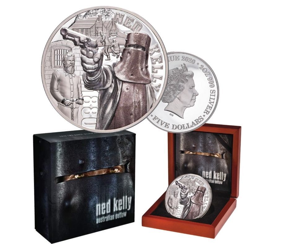Ned Kelly Ultra High Relief Coin