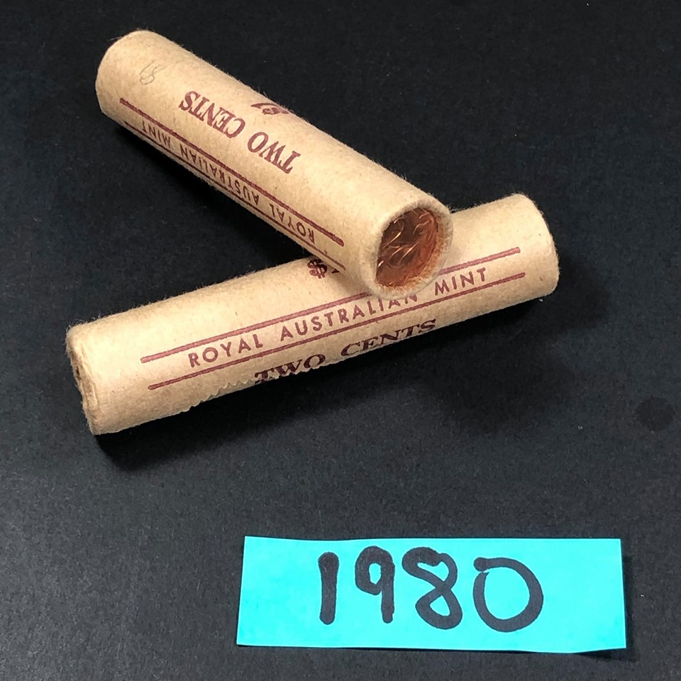 2 Cent Royal Australian Mint Rolls