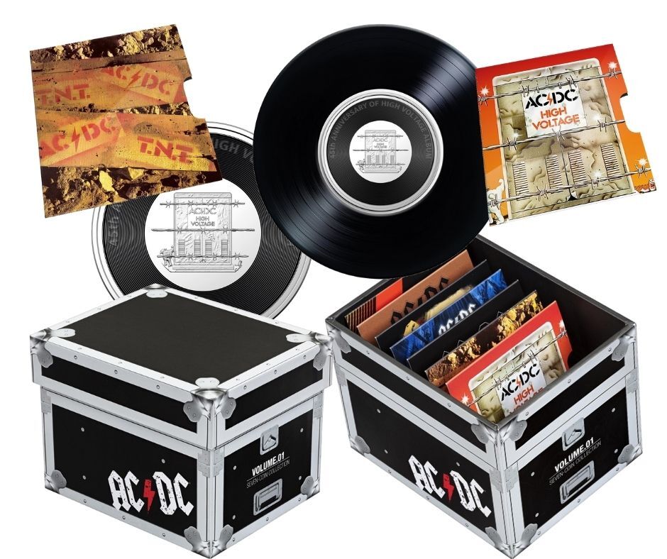 2020/21 20c AC/DC Volume 1 Seven Coin Collection - Aussie Coins and Notes